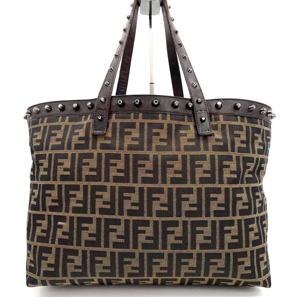 Fendi | Bags | Authentic Fendi Ff Zucca Zucchino Extra Large Tote ...